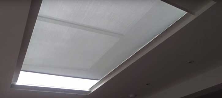 SHY ZIP Motorised rooflight Blinds made to measure | Brite Blinds ...
